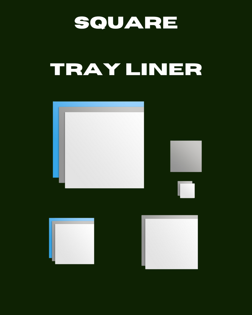 Non Slip Square Tray Liner | Anti Slip Square Tray Liner – SlipSafe ...